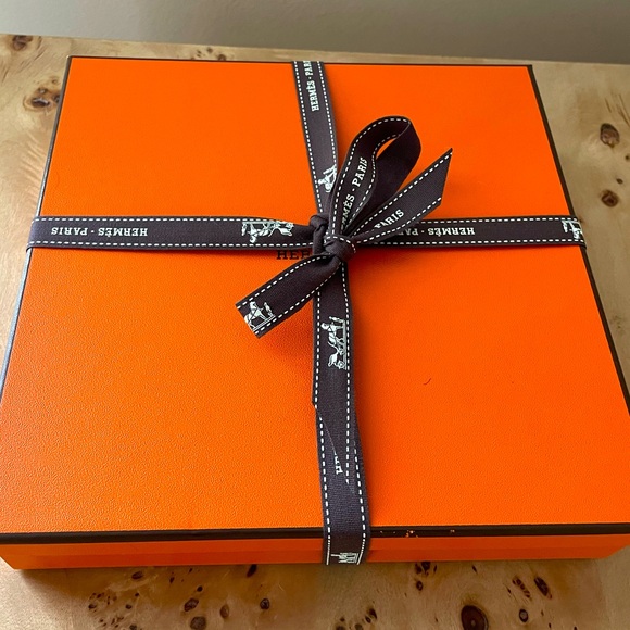 Hermes | Accessories | Authentic Hermes Box With Ribbon | Poshmark